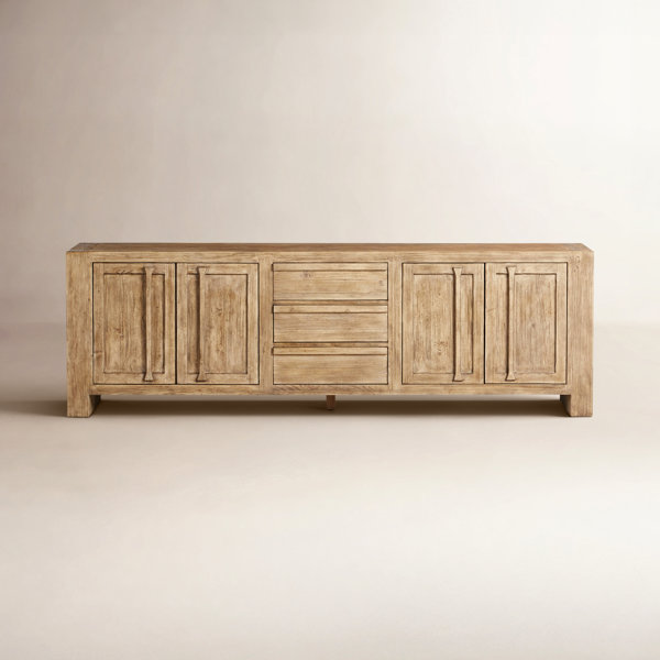 Birch Lane™ Caden 94" Wide 3 Drawer Sideboard & Reviews | Wayfair