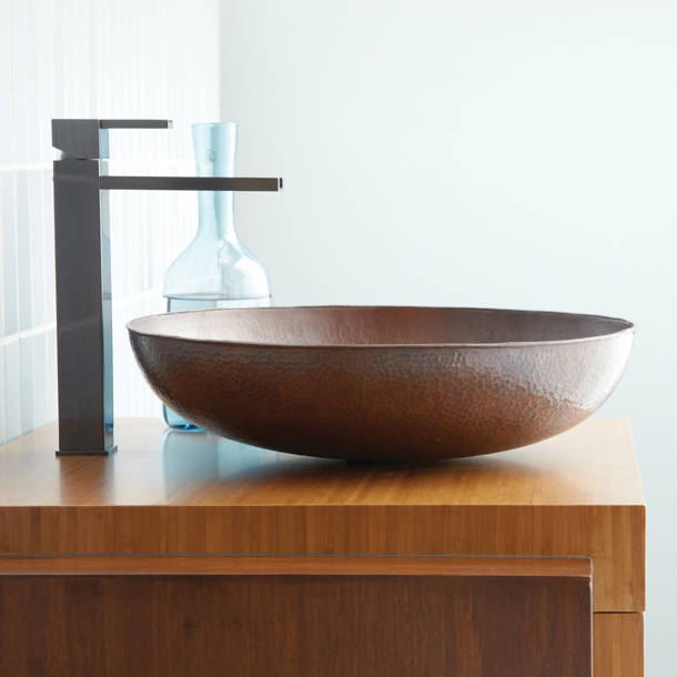 Native Trails Maestro Metal Oval Vessel Bathroom Sink & Reviews | Wayfair
