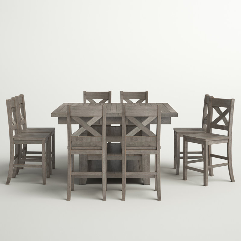 Laurel Foundry Modern Farmhouse Helmsley Extendable Solid Wood Pedestal ...