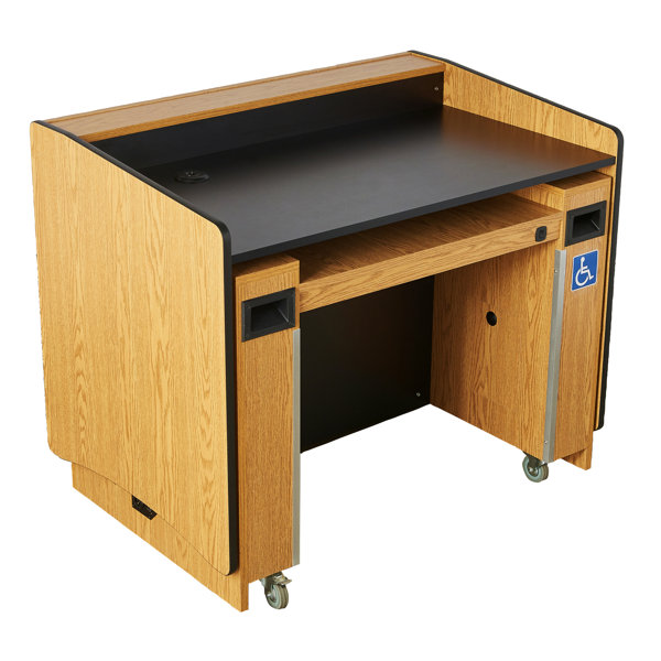 AmpliVox Sound Systems 35'' Full Podium with Wheels - Wayfair Canada