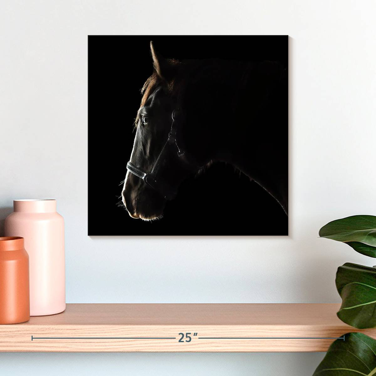 Ebern Designs Crowle Black Clydesdale Cross Horse | Wayfair