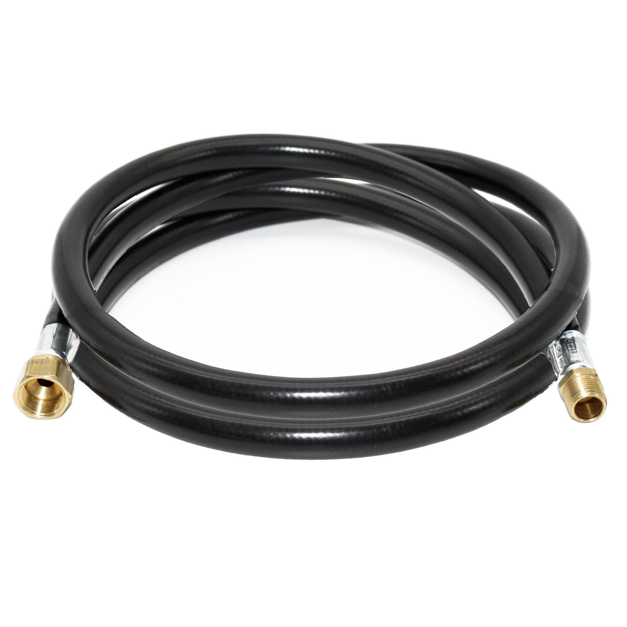 Flame King Propane Thermo Plastic Rubber Hose, 60-inch, 3/8-inch ID for ...