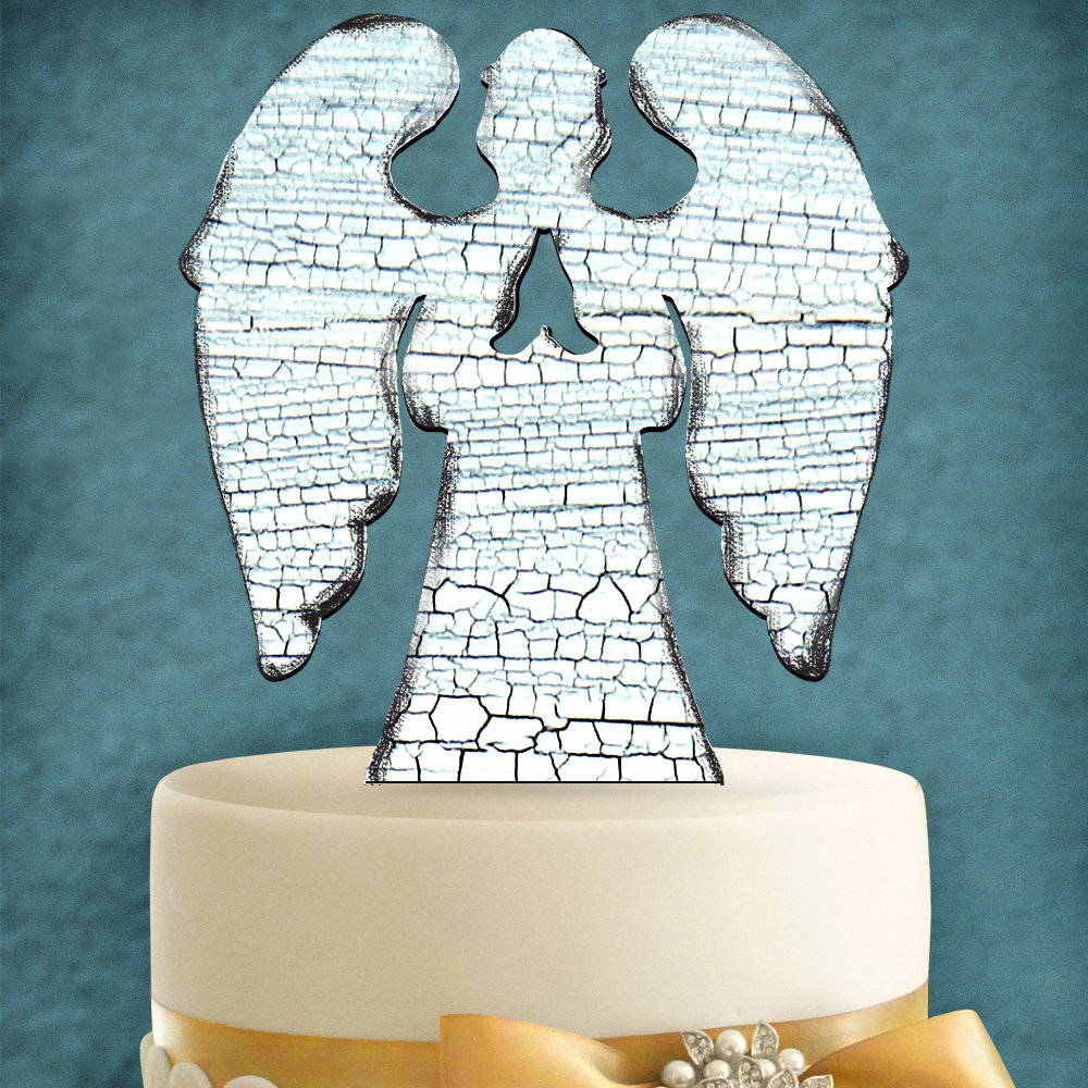aMonogram Art Unlimited Angel Cake Topper | Wayfair