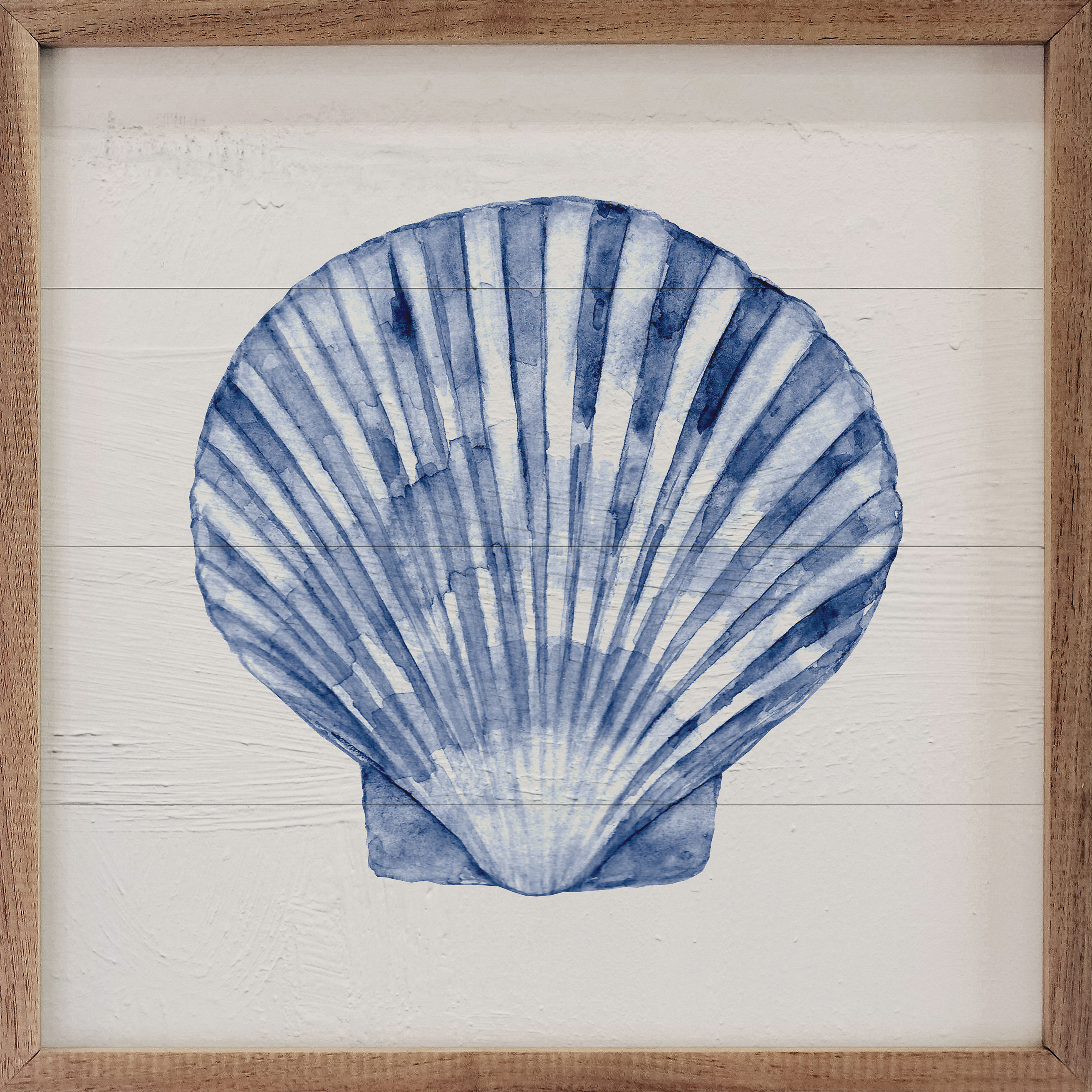 Kendrick Home Blue Scallop Shell 3 | Wayfair