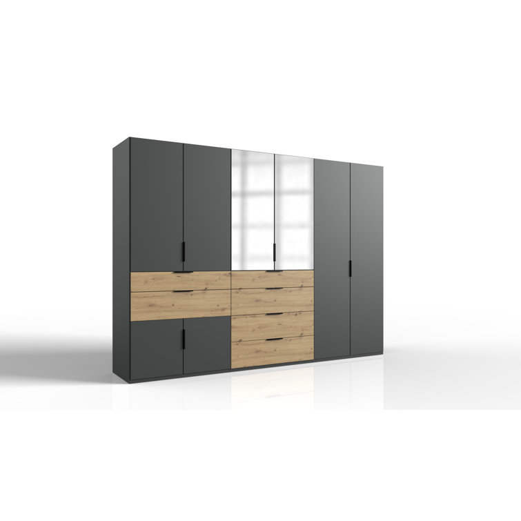 17 Stories Arianit 8 Door Wardrobe | Wayfair.co.uk