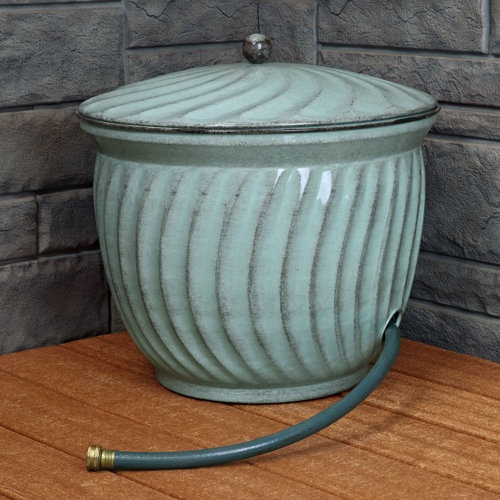 SunnyDaze Decor Metal Container Hose Pot Lid | Wayfair