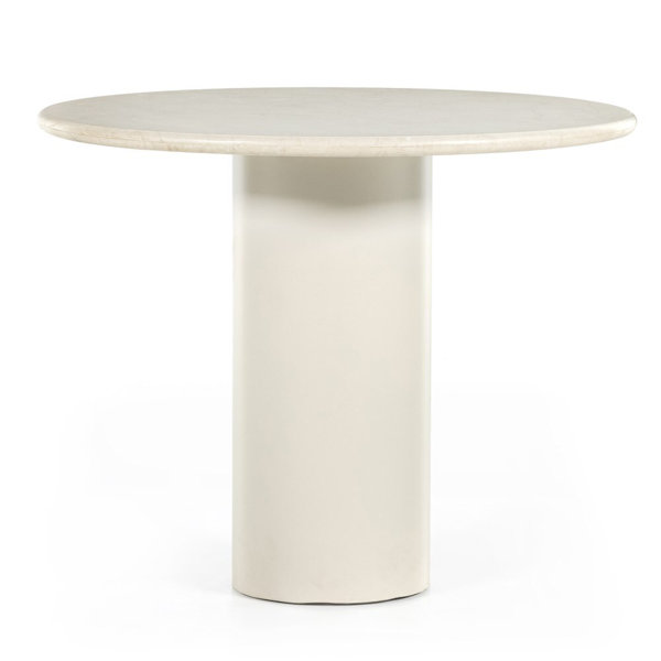 Four Hands Belle Round Marble Dining Table | Perigold
