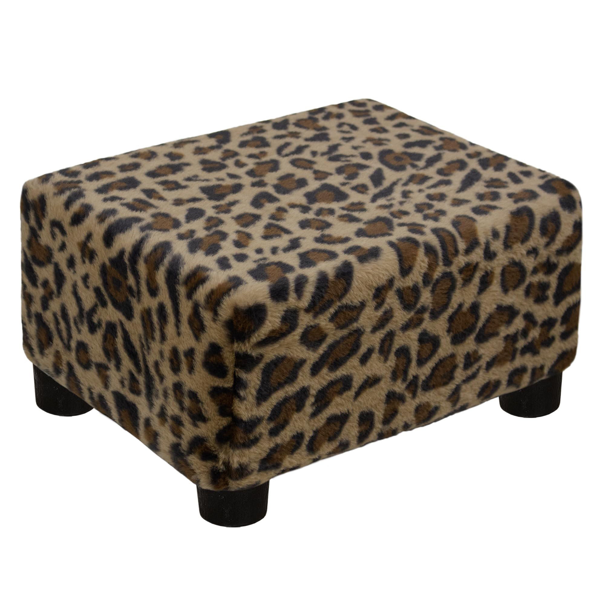 Mercer41 Small Foot Stool Ottoman 15.4" Footstool With Legs Under Desk ...