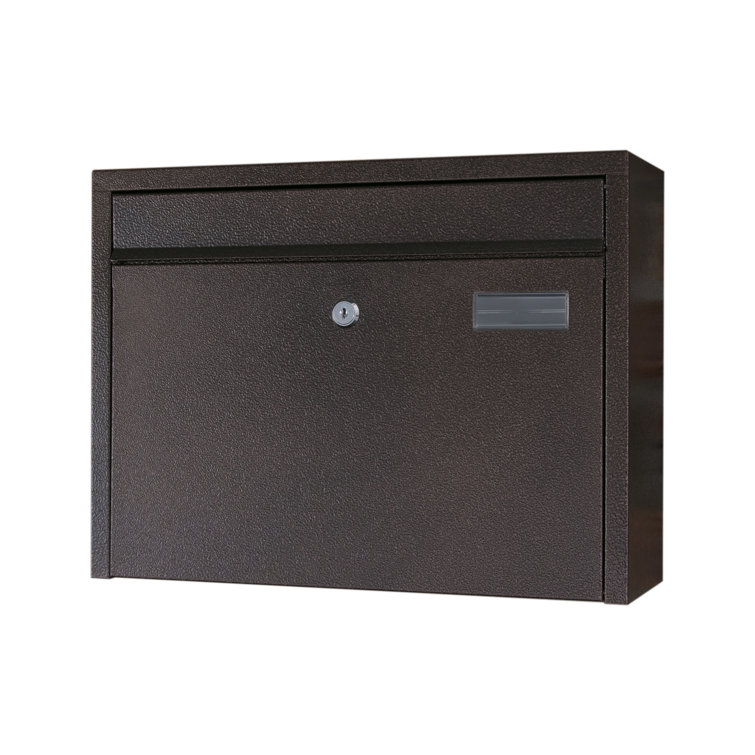 Dakota Fields Chrisha Steel Wall Mounted Letter Box | Wayfair.co.uk