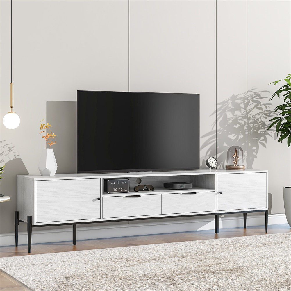 Latitude Run® Modern Tv Console, Entertainment Center With Large ...