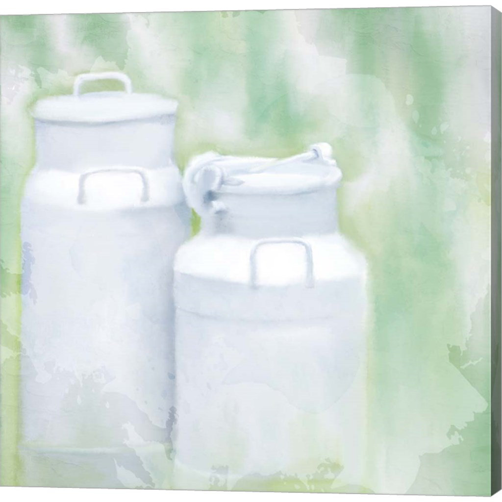 August Grove® Milk Cans by Kimberly Allen - Wrapped Canvas Print | Wayfair