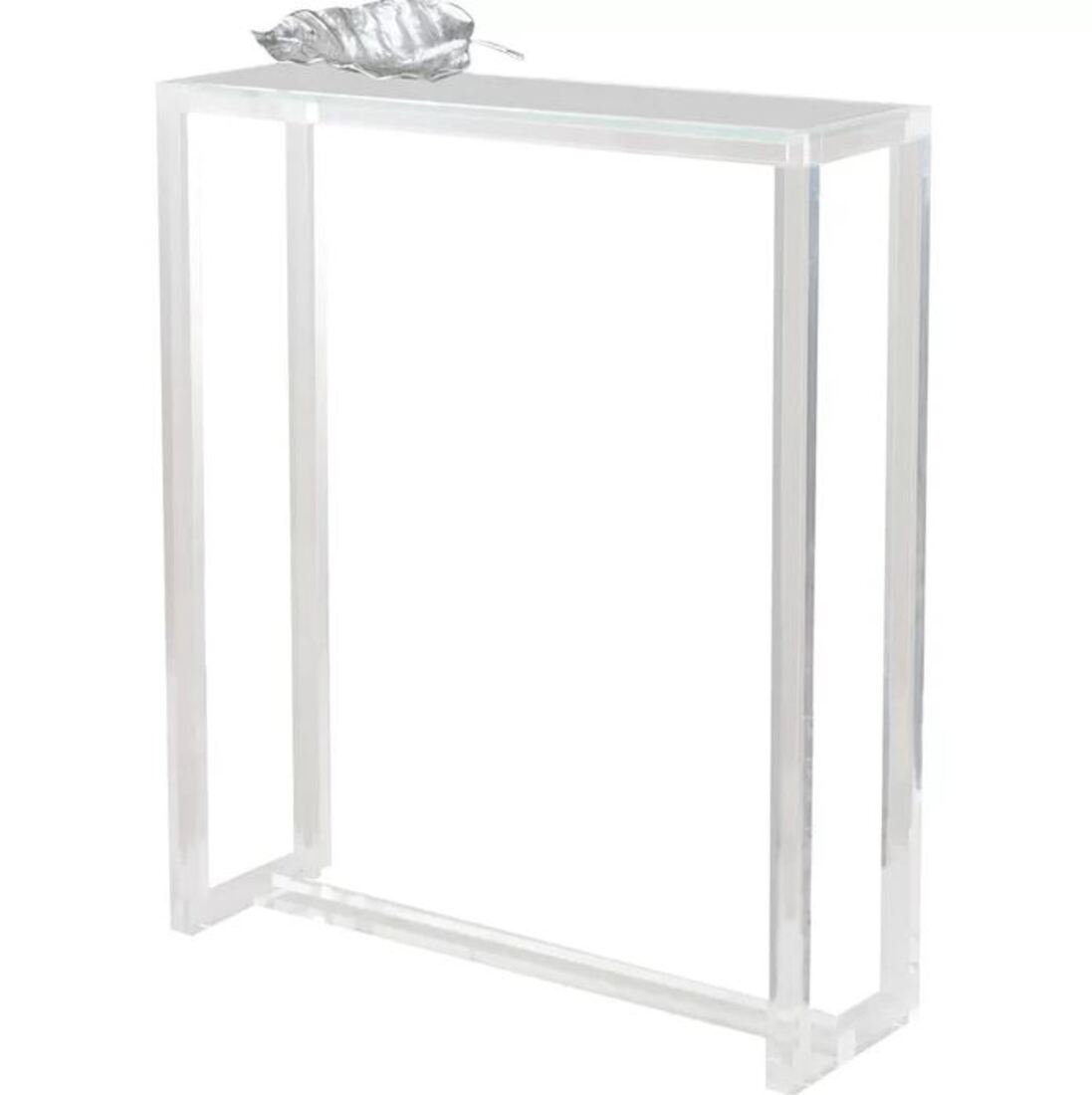 Orren Ellis Alushe Acrylic Console Table | Wayfair