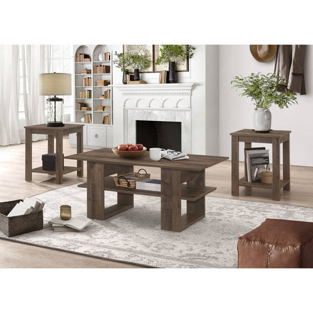 Ivy Bronx Maspeth 3 - Piece Living Room Table Set | Wayfair