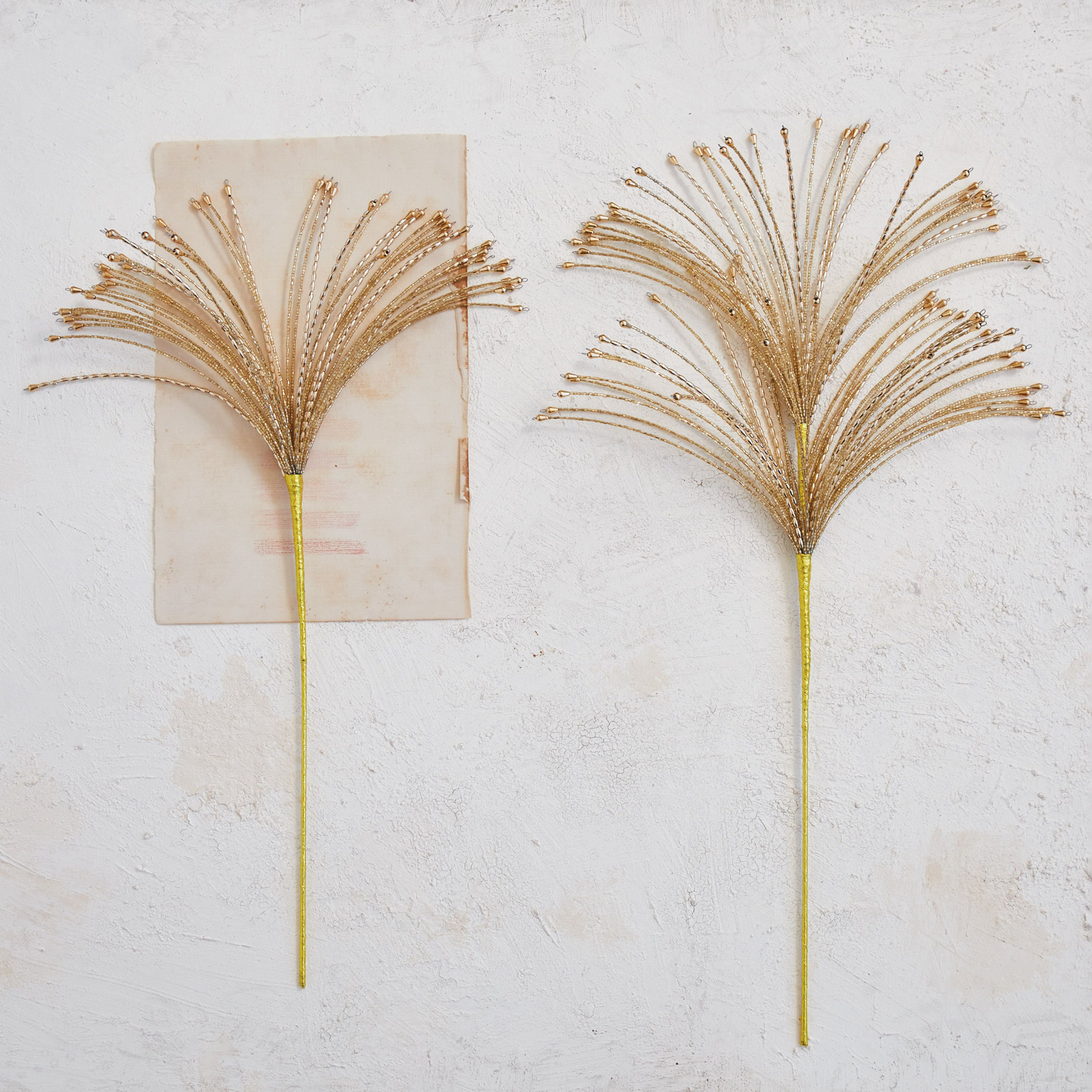 The Holiday Aisle® Tall Glass Beaded Spray Decor | Wayfair