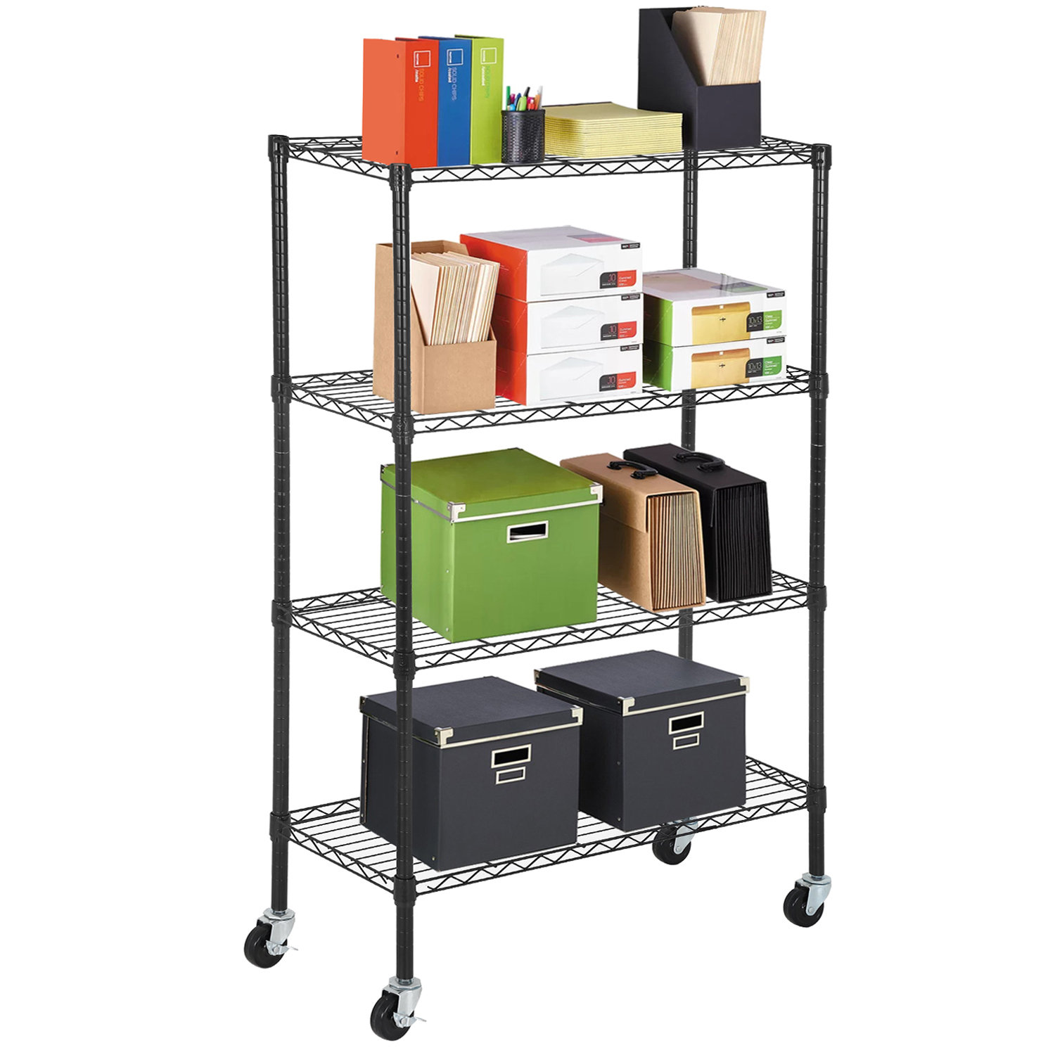 Rebrilliant Leshea Storage Rack | Wayfair