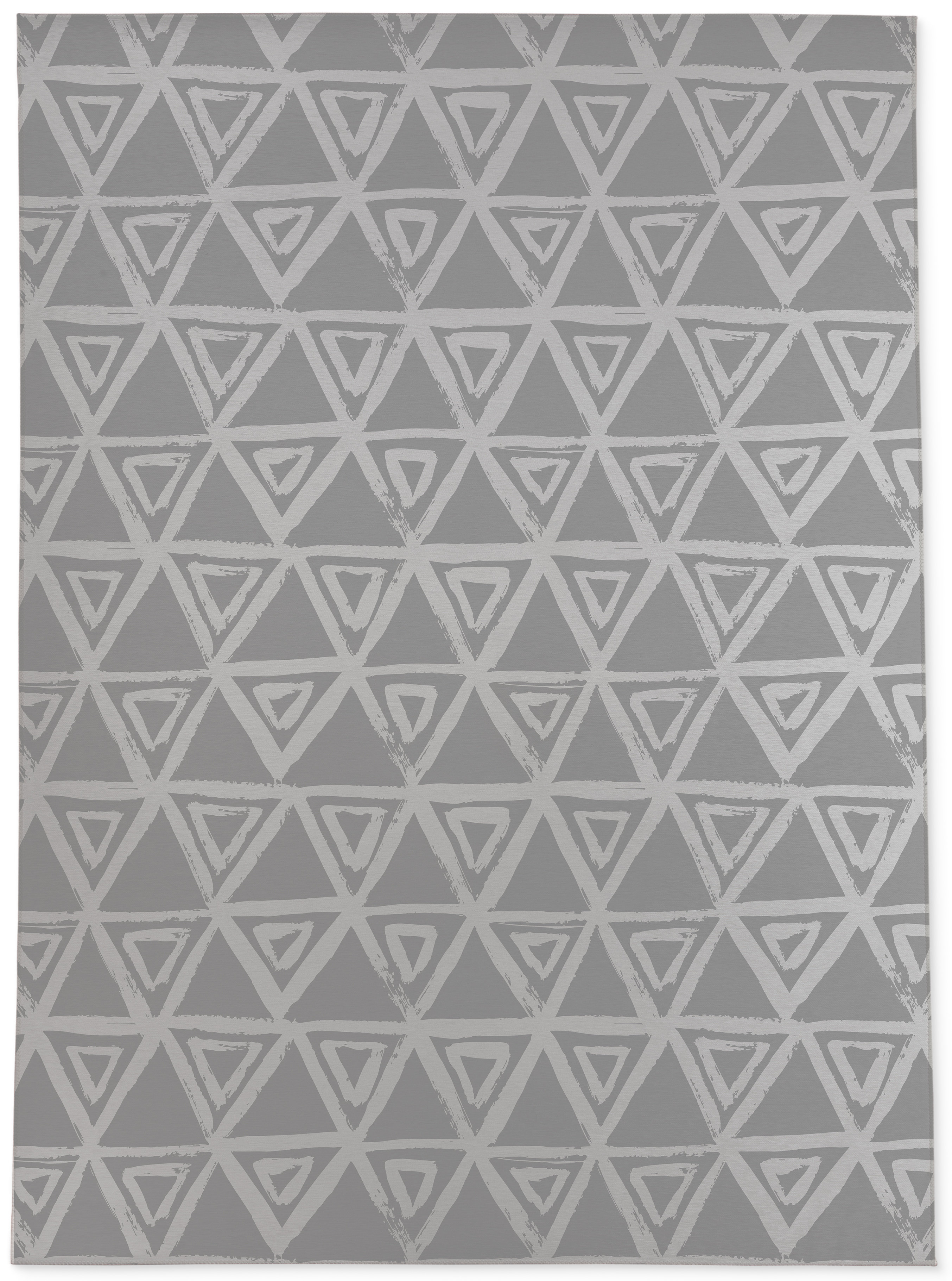 George Oliver Geometric Gray Area Rug | Wayfair