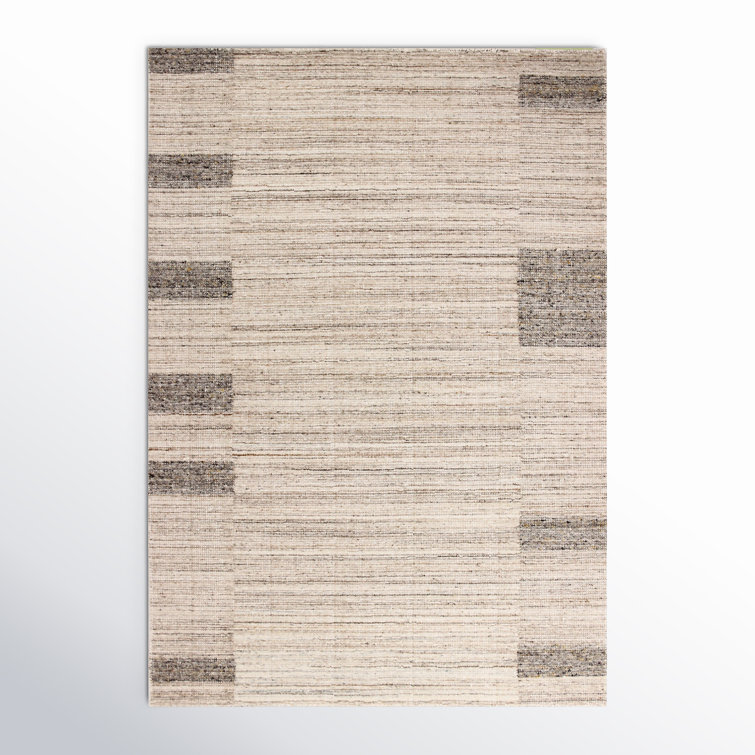 Raisa Hand-loomed Wool Beige/Brown Area Rug & Reviews | Joss & Main