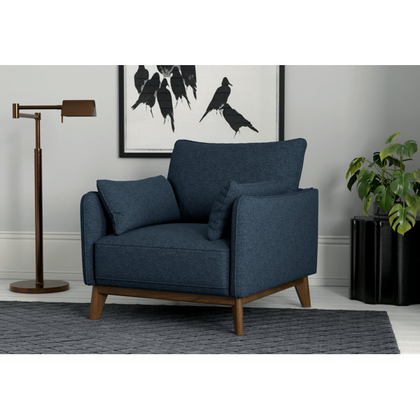 Corrigan Studio® Lewison 35" Wide Upholstered Accent Chair & Reviews ...