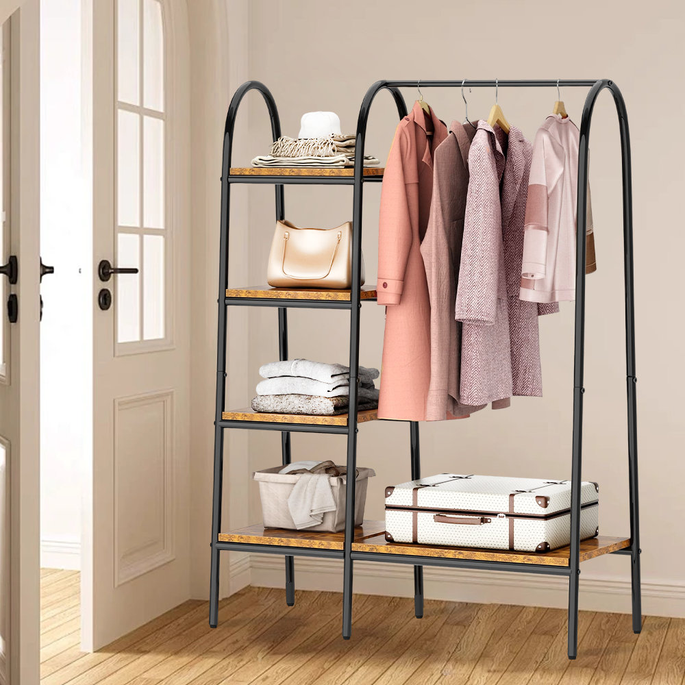 17 Stories Versatile Multi-Functional Clothes Rack For Bedroom, Hallway ...