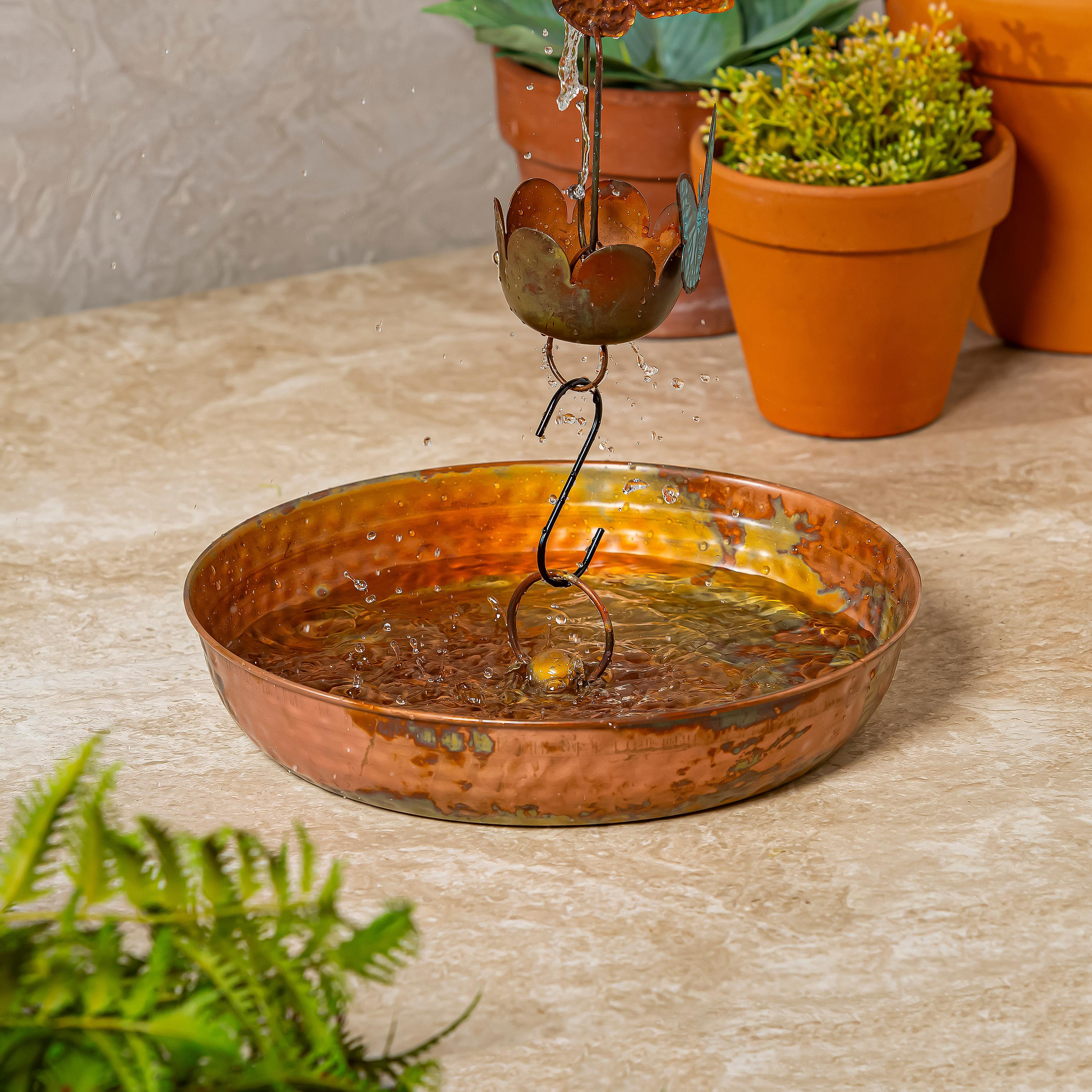 Arlmont & Co. Oil Rubbed Bronze Rain Chain Basin - Wayfair Canada