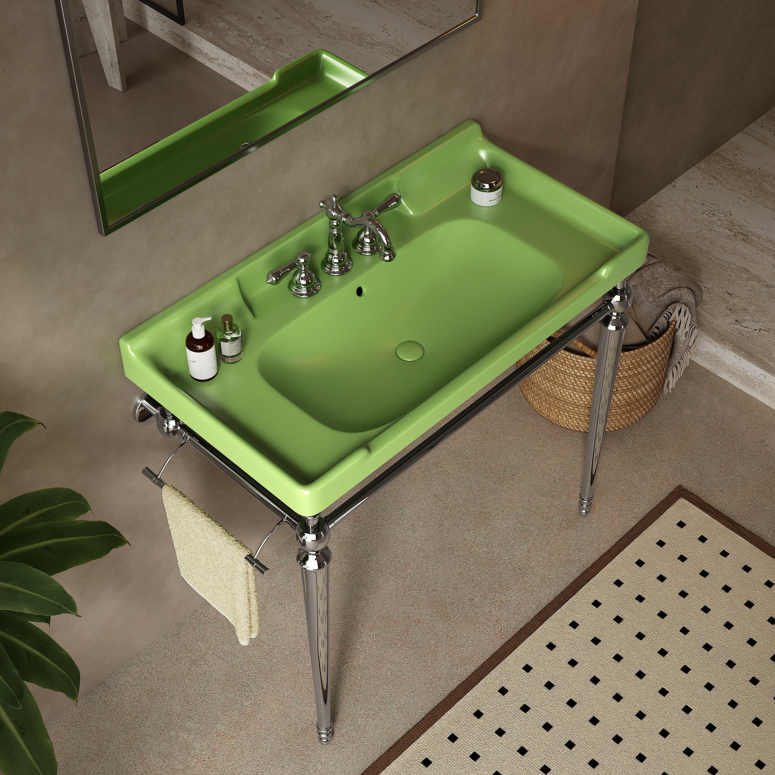 House of Hampton Jamal Wall-Mounted Floating Bathroom Vanity with Sink ...