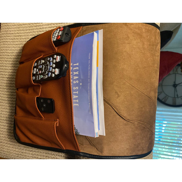 Ebern Designs No-Slip Leather Sofa Couch Remote Control Holder Chair ...