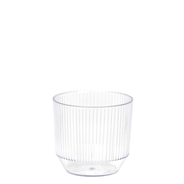 Front Of The House Plastic Fluted Drinking Glass | Wayfair