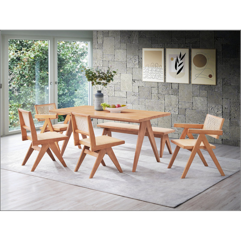 Dakota Fields Natural Dining Table | Wayfair