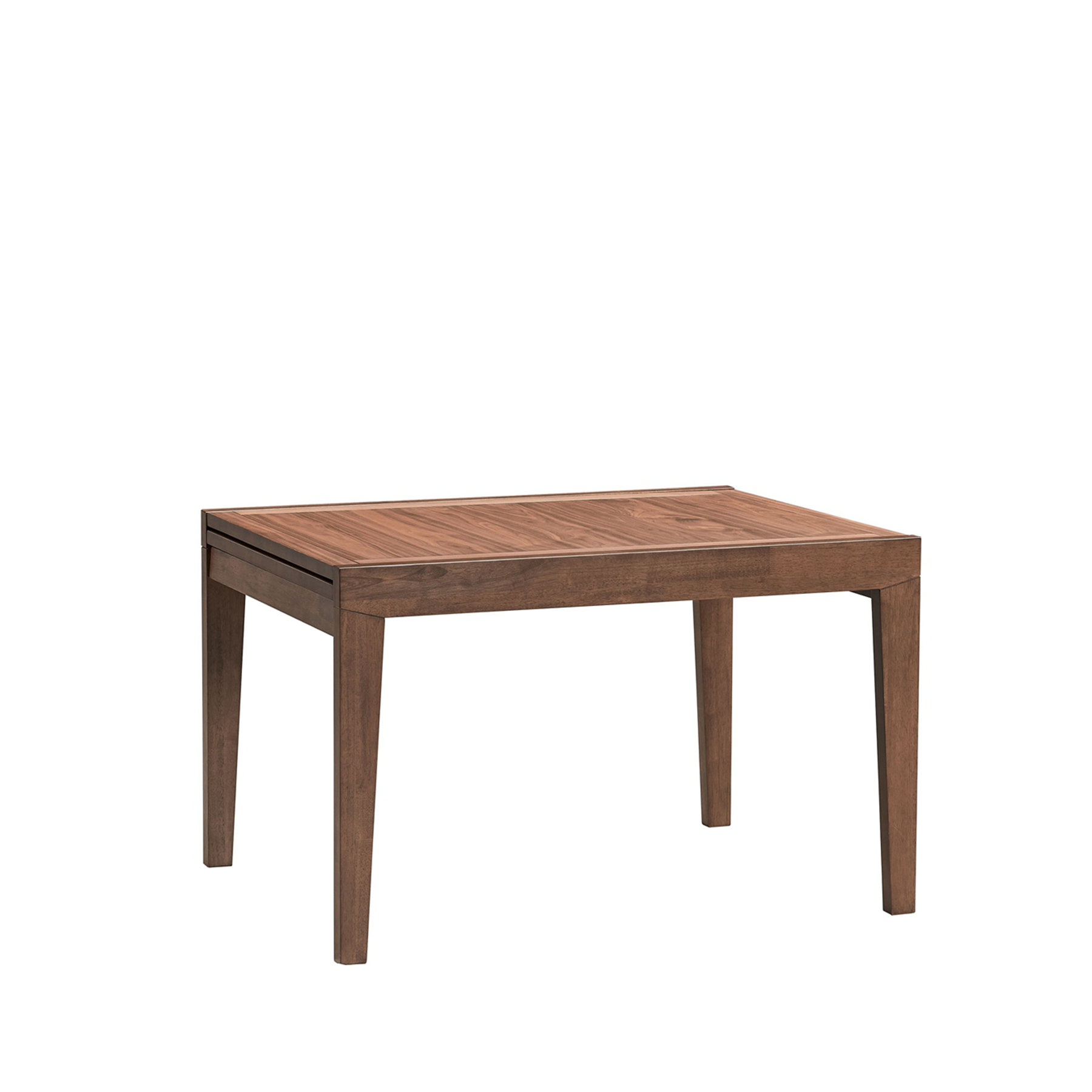 Latitude Run® Mayah Walnut Finish Dining Table w/ Extension Leaf | Wayfair