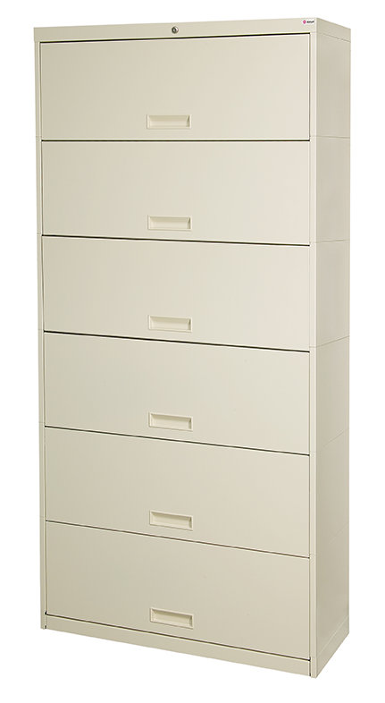 Datum Storage Stak-N-Lok 100 Series 6 Door 36" W Legal Size and Locking ...