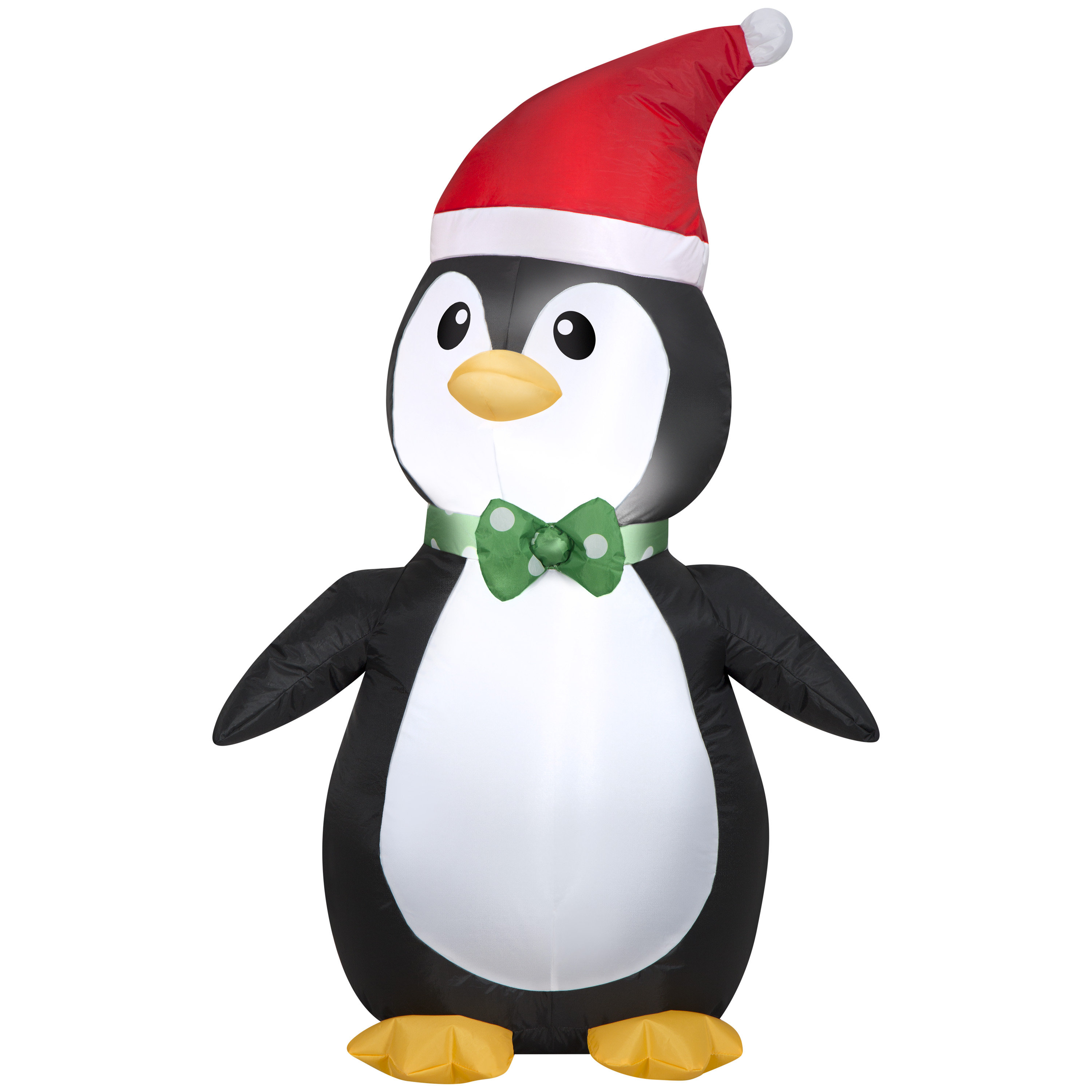 Gemmy Industries Christmas Inflatable Penguin in Santa Hat | Wayfair