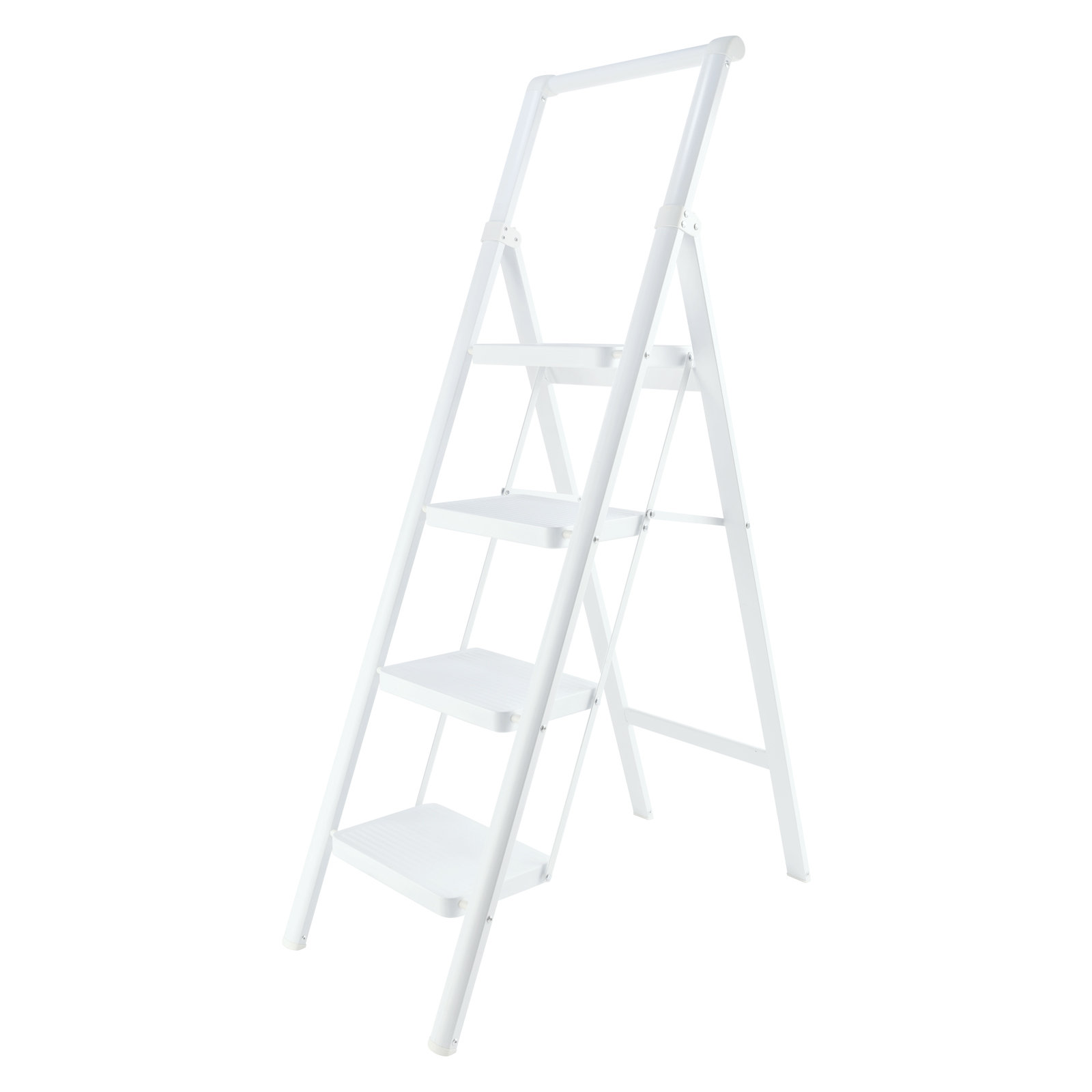 Latitude Run® 4-Step Steel Lightweight Folding Step Ladder | Wayfair
