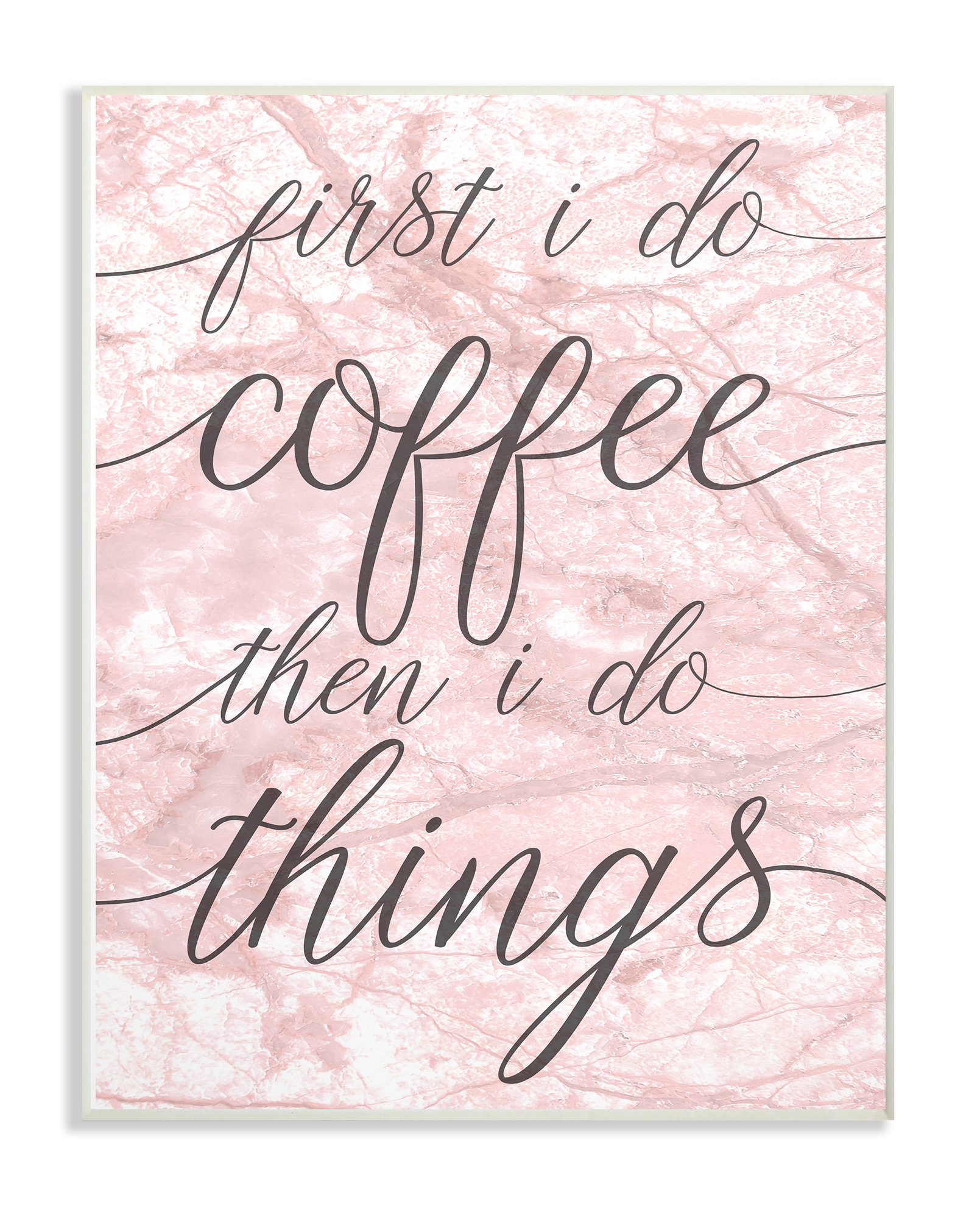 Brayden Studio Coffee Things by Daphne Polselli - Textual Art Print ...
