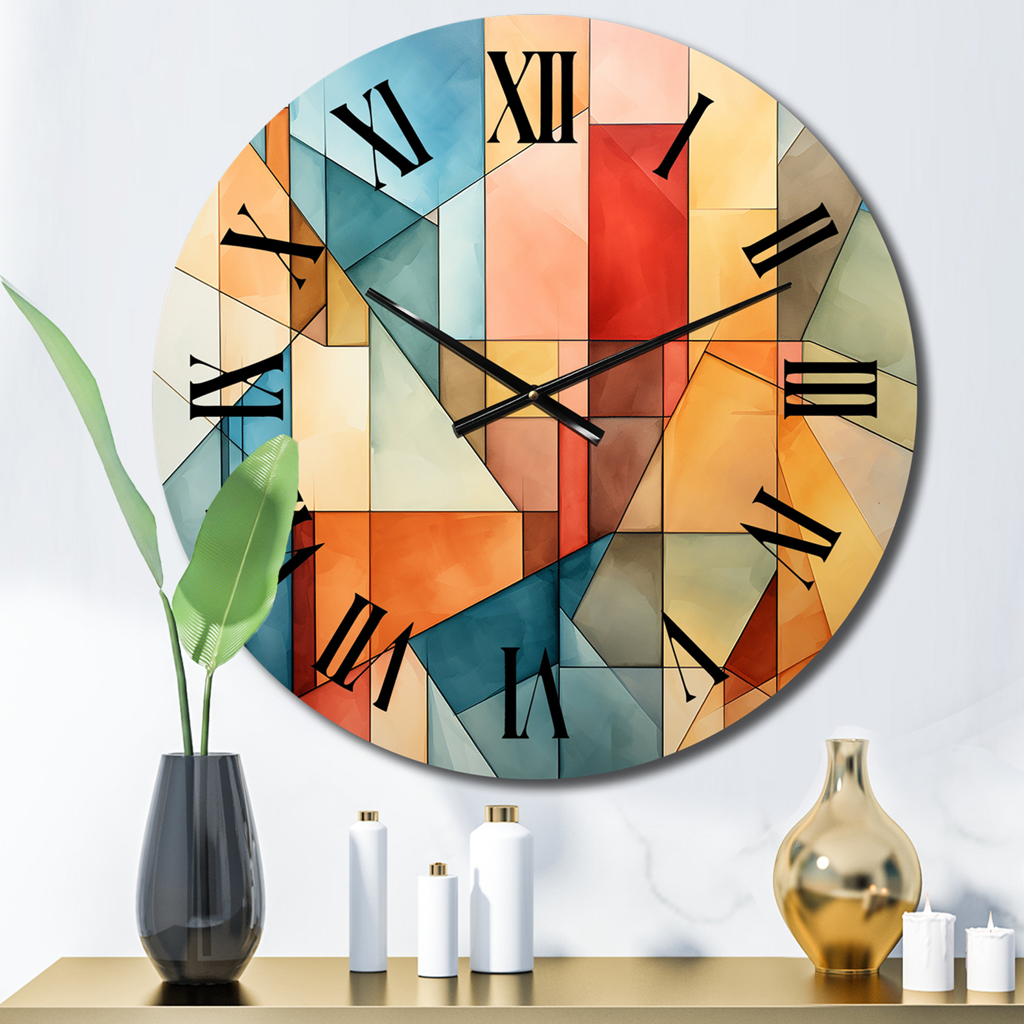 East Urban Home Cubism Experiment with Minimalist I - Landscapes Wall ...