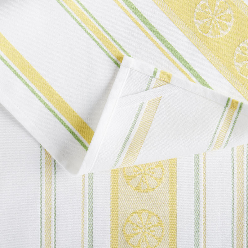 Martha Stewart 3 Piece Set Lots of Lemons Kitchen Towel Assorted Linens ...