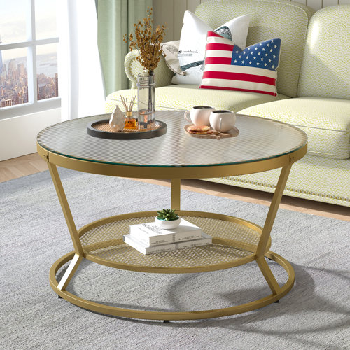 Gold Coffee Tables You'll Love | Wayfair