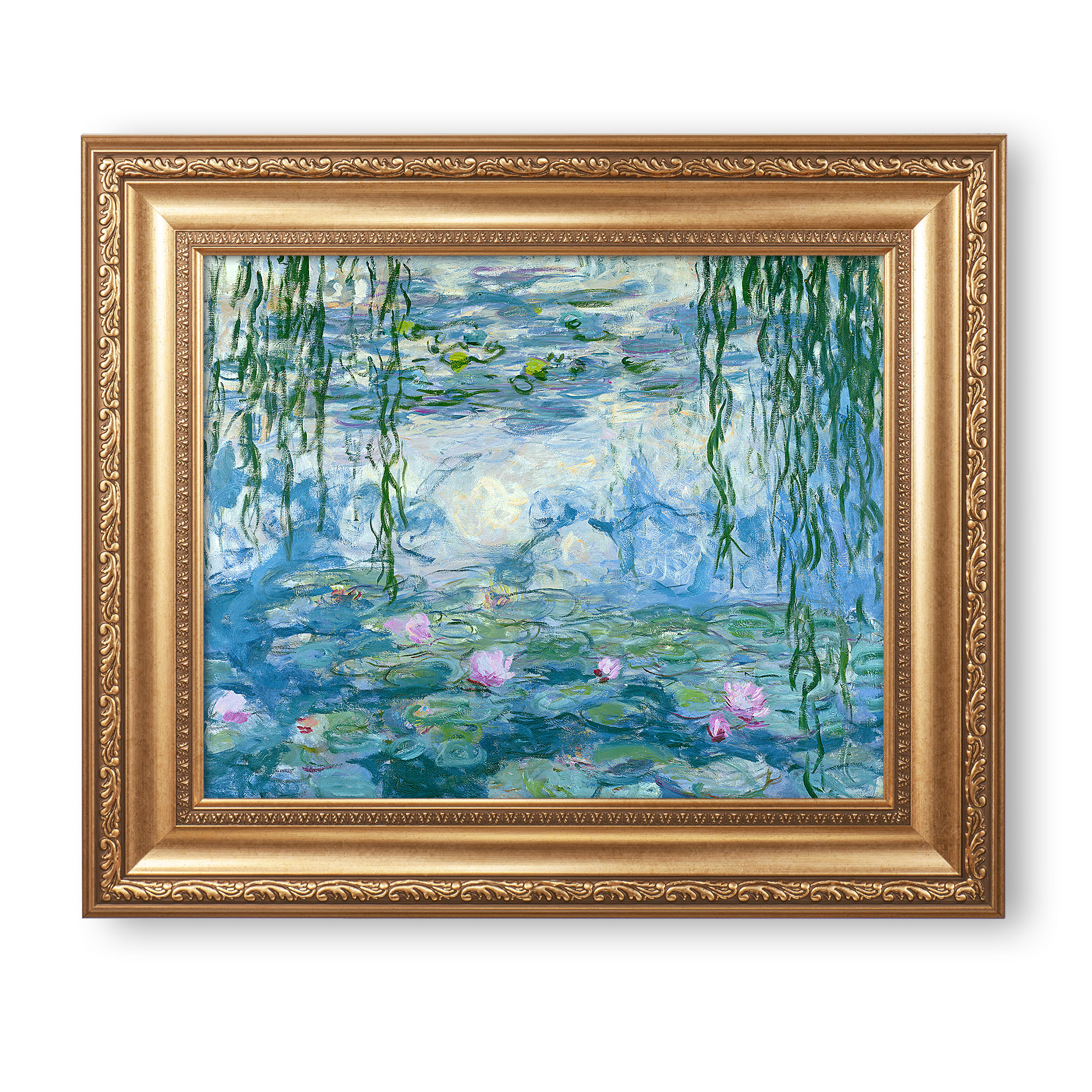 Red Barrel Studio® Water Lilies 1916-1919 by Claude Monet,Silver Edge ...