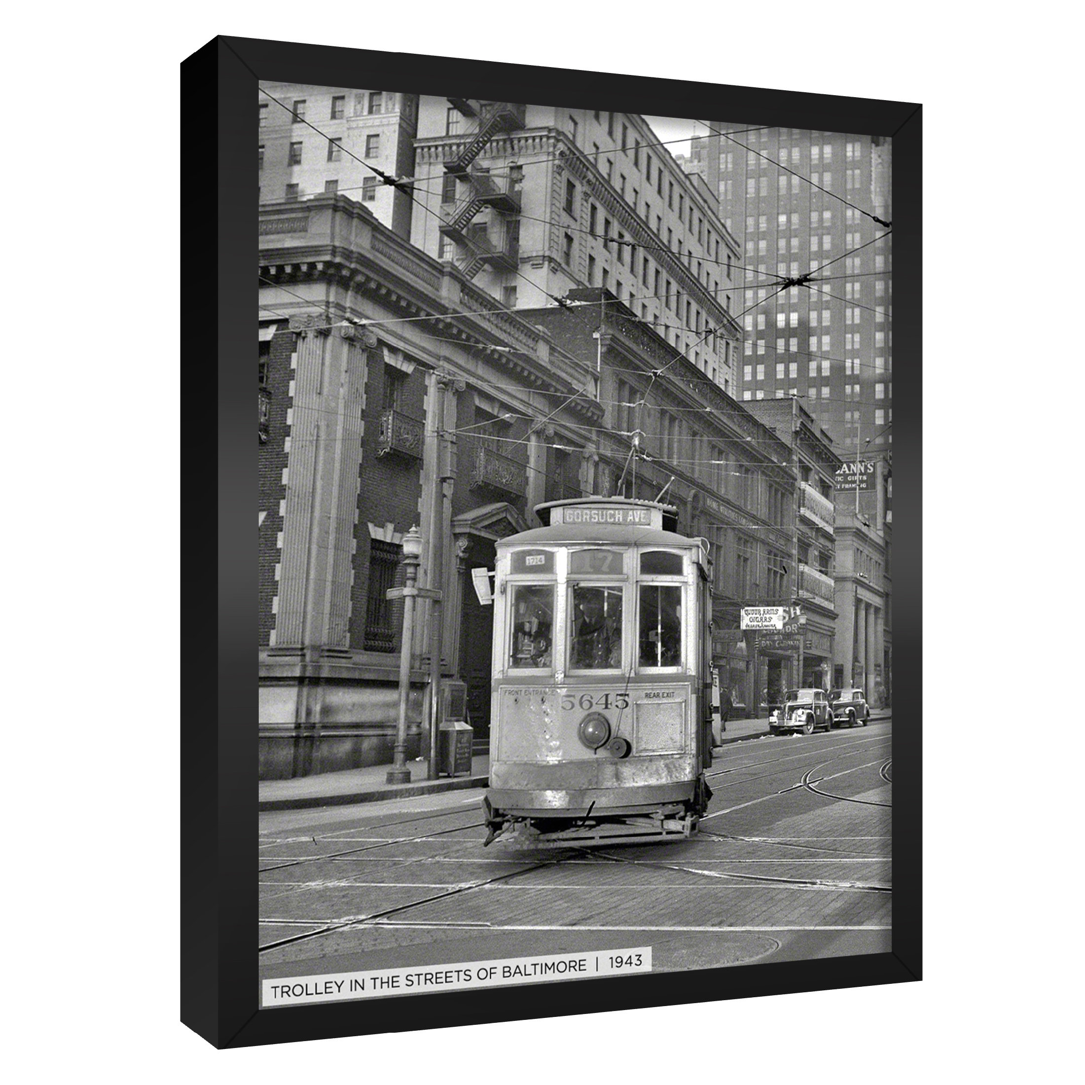 Winston Porter Baltimore Maryland, Trolley In The Streets of Baltimore ...