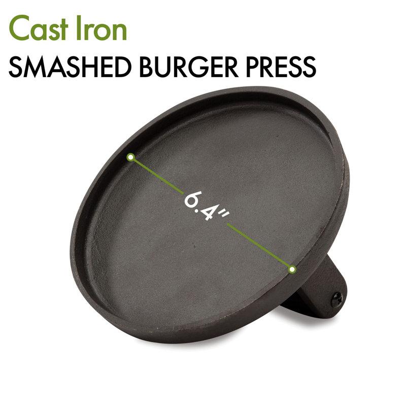 Cuisinart Cast Iron Smashed Burger Press: Essential Outdoor Grilling ...