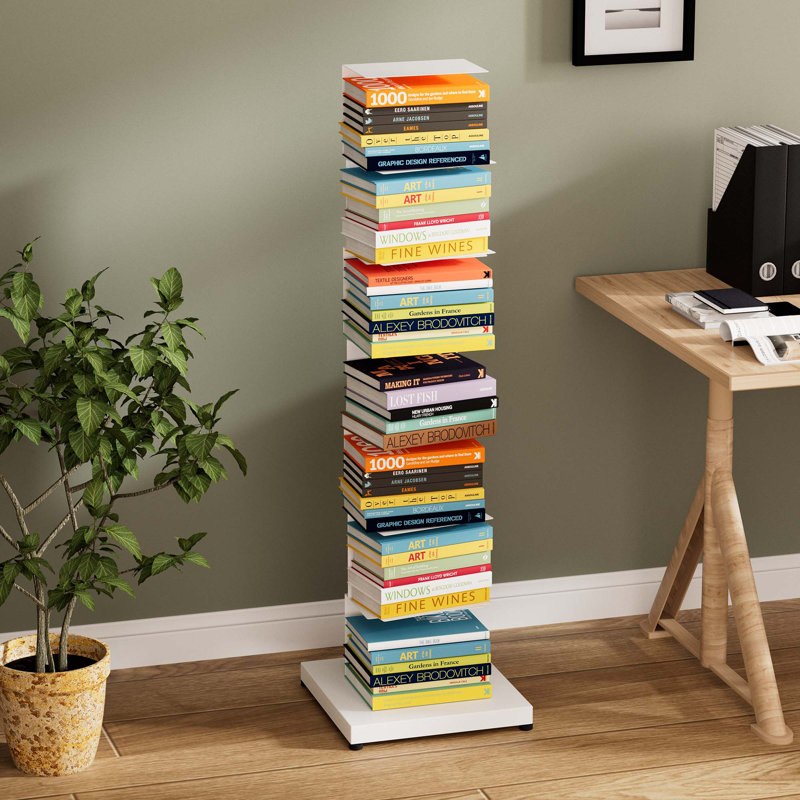 Latitude Run® Zumar Invisible Bookshelves,Free Standing Bookcase ...