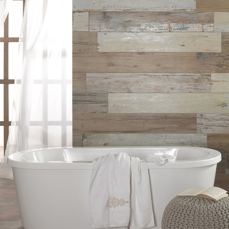 Merola Tile Unique 6" x 36" Porcelain Wall & Floor Tile & Reviews ...