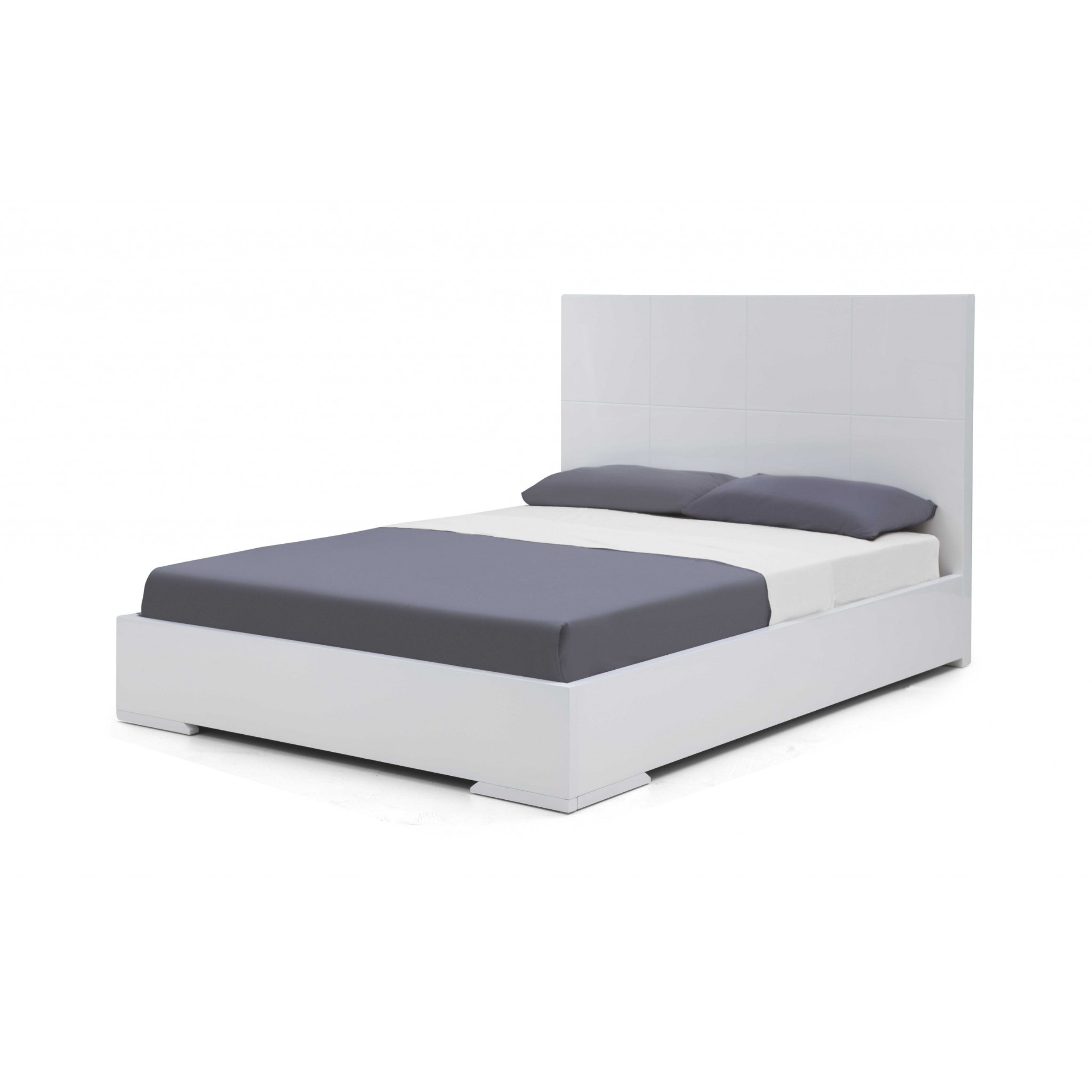 Orren Ellis Fancher Queen Low Profile Sleigh Bed with Mattress | Wayfair