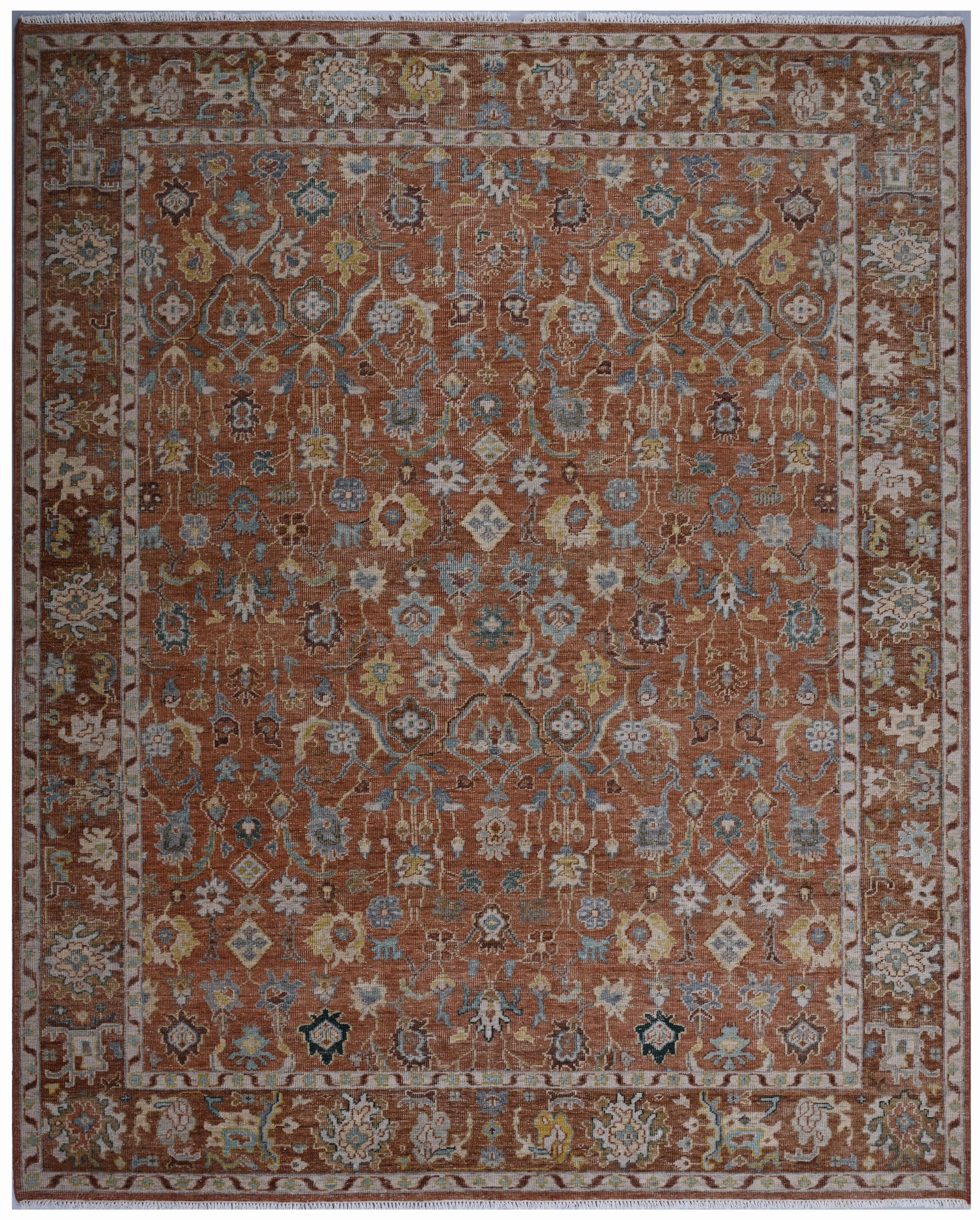 Rizzy Rugs 100% Wool Hand Knotted Area Rug | Wayfair