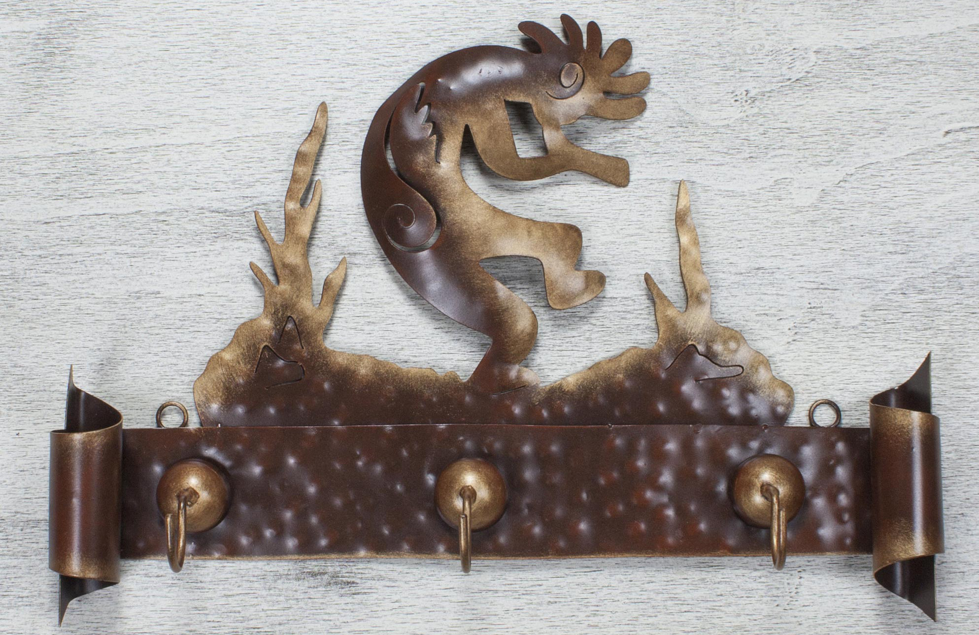 World Menagerie Welding Kokopelli Serenade Handmade Cultural Steel Coat ...