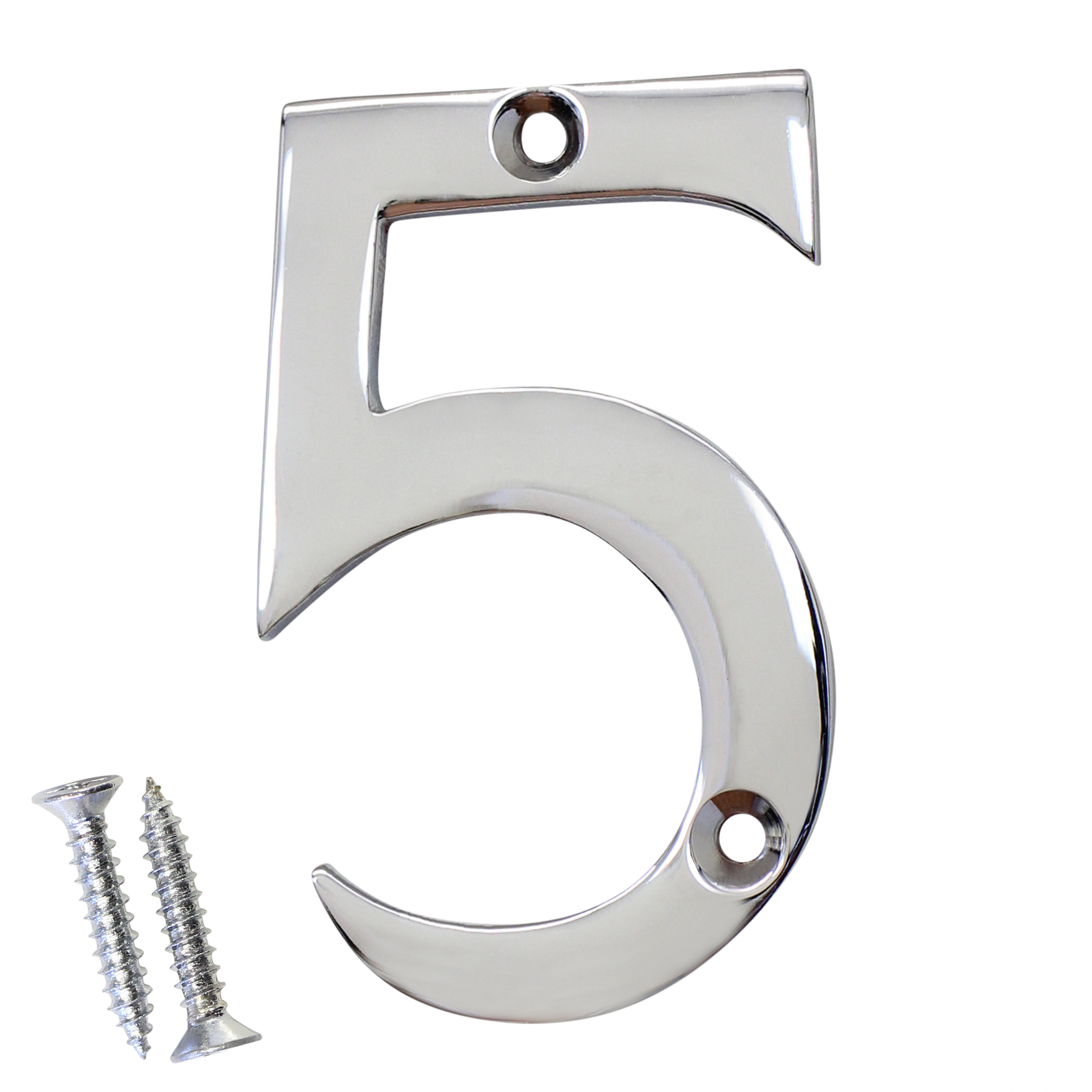 RCH Supply Company Modern Brass House Number (4 Inch) | Wayfair