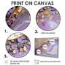 Mercer41 Gold And Purple Geode Stones River II - Stone Geode Wall Art ...