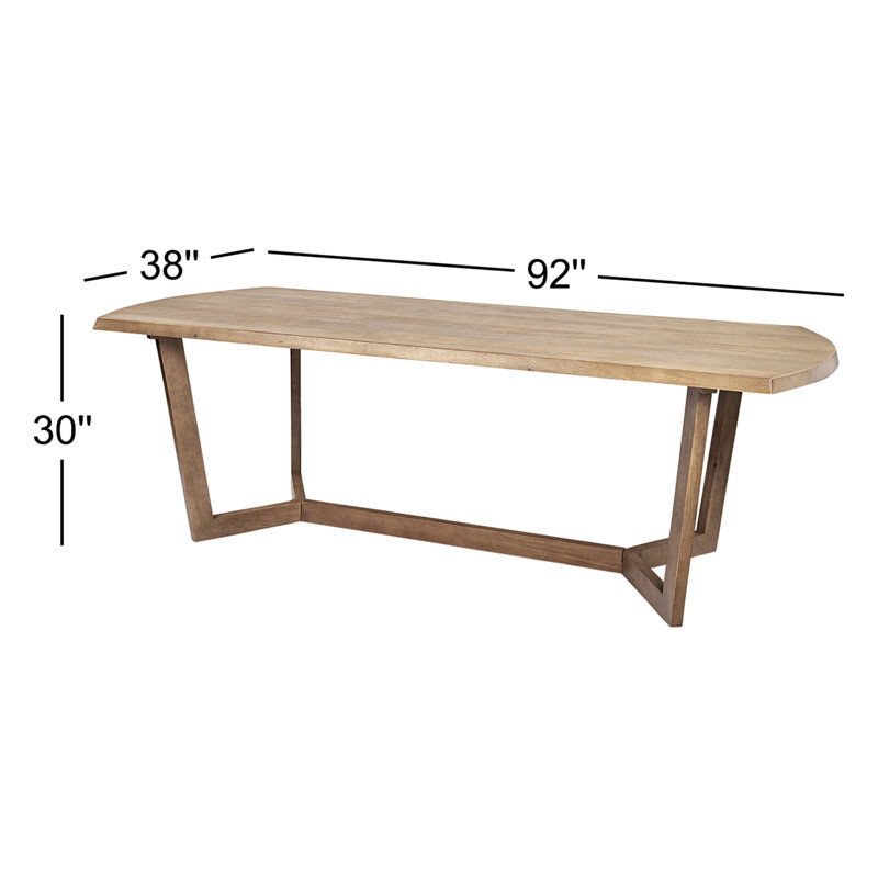 Mercana Mango Solid Wood Dining Table & Reviews | Perigold
