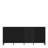 Furniture To Go Lusaka Sideboard 3 Door 4 Drawer In Black Graphite ...