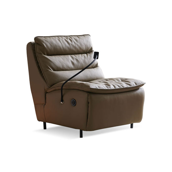 Hokku Designs Nickolie Upholstered Power Recliner | Wayfair