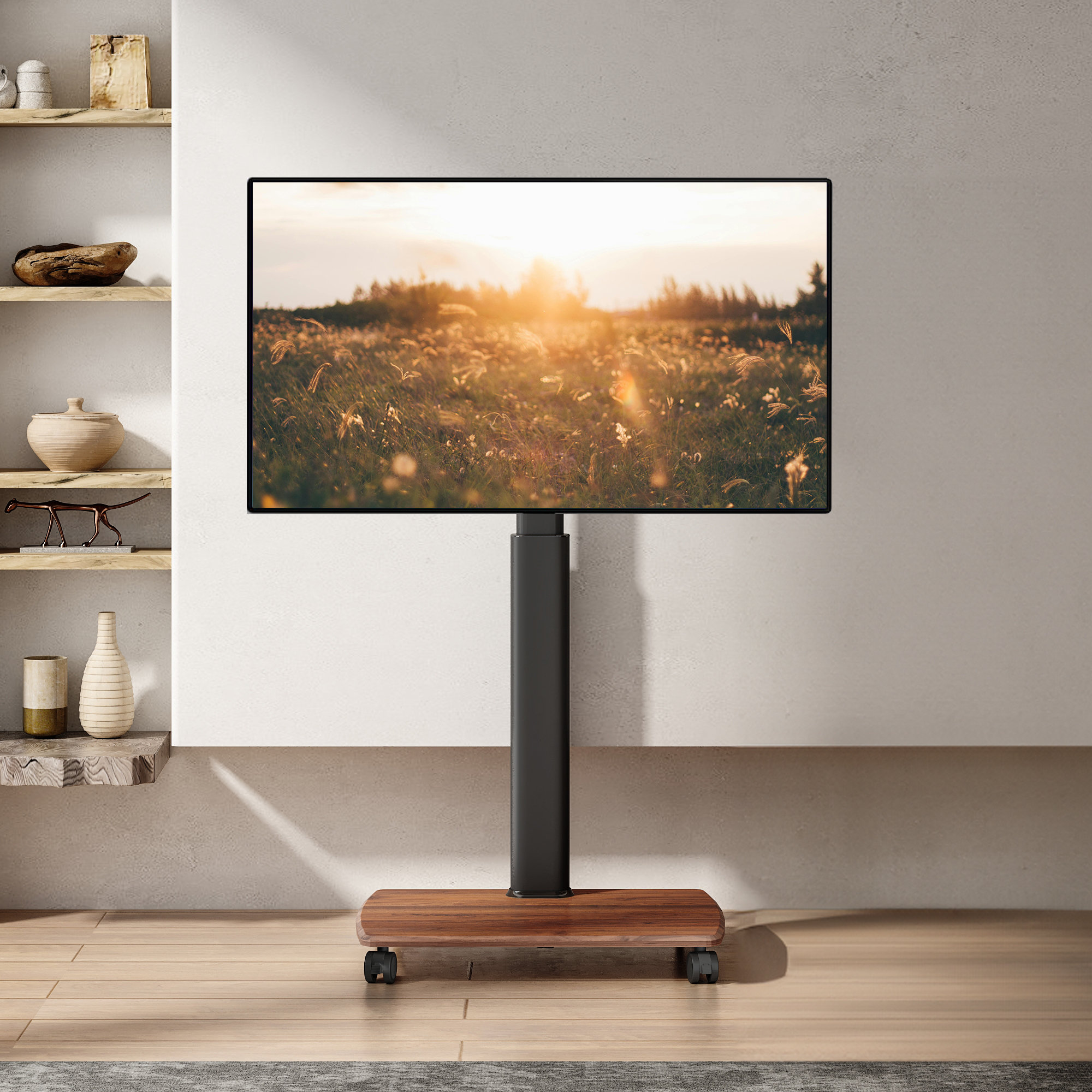 Ebern Designs Abbing E Series Floor Standing Tv Stand Removable With ...